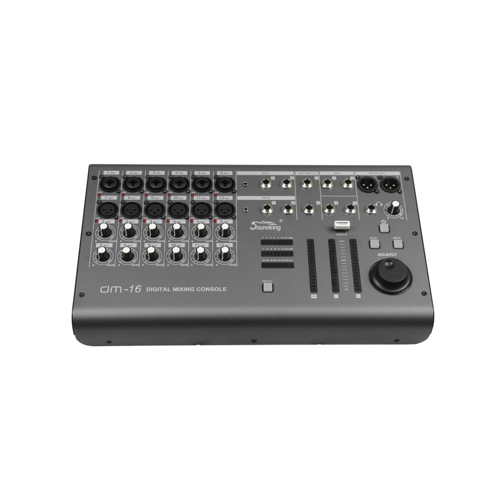 Mixer digital 16 canais Soundking DM16 – The Best Som Performance